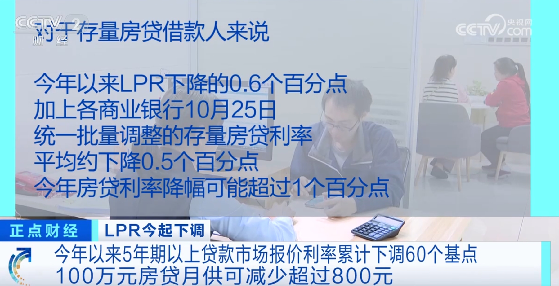 惠民生、促消费、重大利好 今年以来5年期以上LPR累计下调60个基点_新闻频道_央视网(cctv.com)