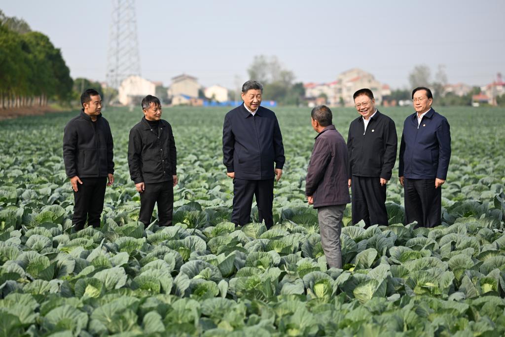 Xi inspects central China's Hubei Province_英语频道_央视网(cctv.com)